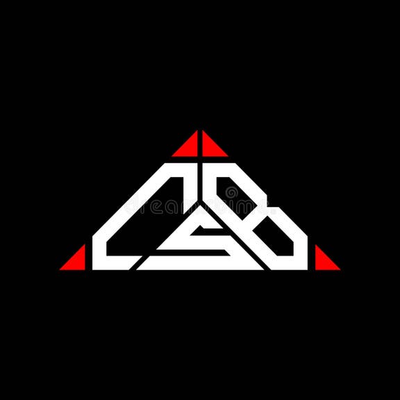 CSB Letter Logo Creative Design with Vector Graphic Stock Vector ...