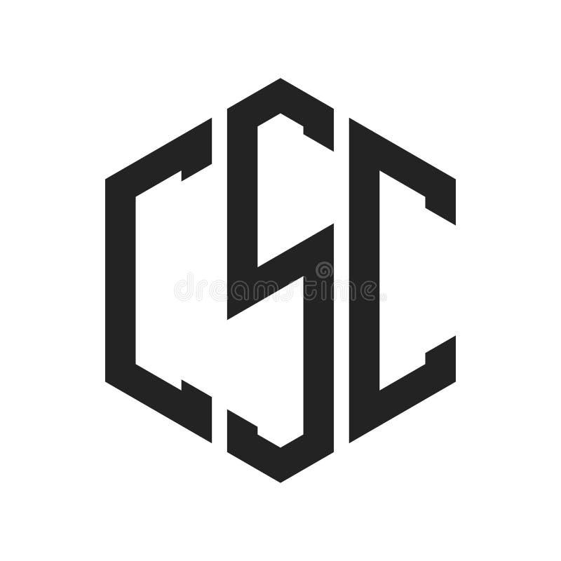 CSC Logo Design. Initial Letter CSC Monogram Logo Using Hexagon Shape ...