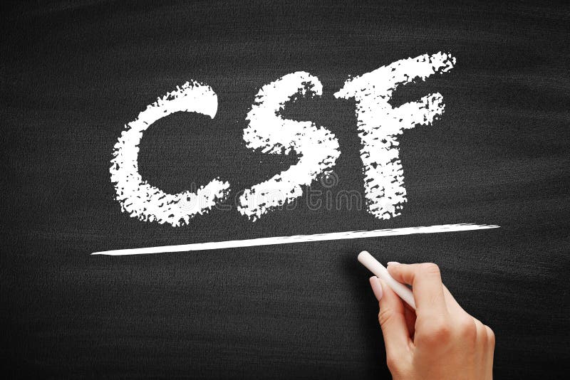 CSF Cerebrospinal Fluid - Clear Fluid that Surrounds the Brain and ...