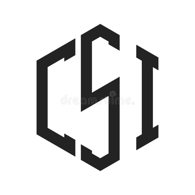 CSI Logo Design. Initial Letter CSI Monogram Logo Using Hexagon Shape ...