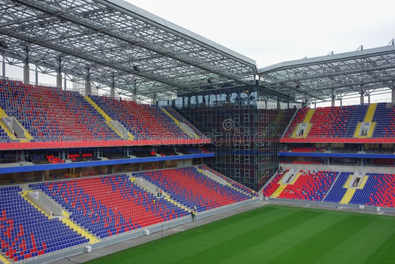 CSKA Stadium in Moscow editorial image. Image of architecture - 75937200
