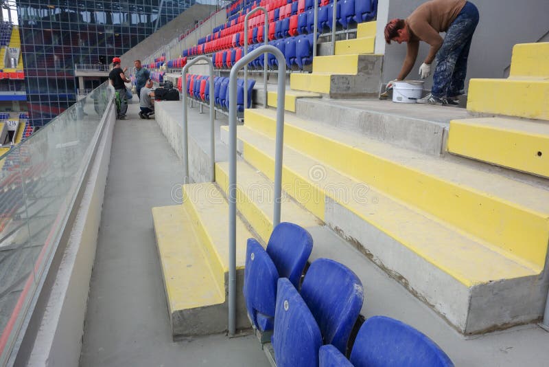 CSKA Stadium in Moscow editorial stock image. Image of cityscape - 75937274