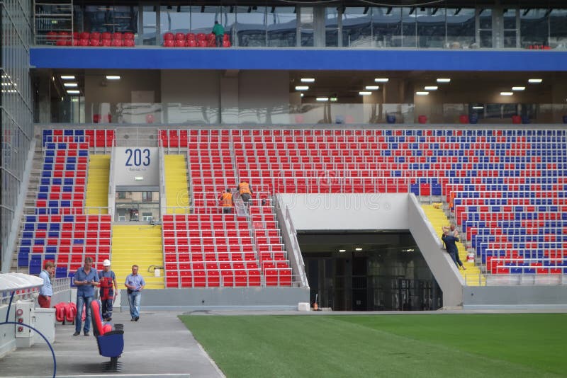 CSKA Stadium in Moscow editorial photo. Image of building - 76006121