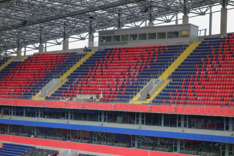 CSKA Stadium in Moscow editorial image. Image of urban - 76210425