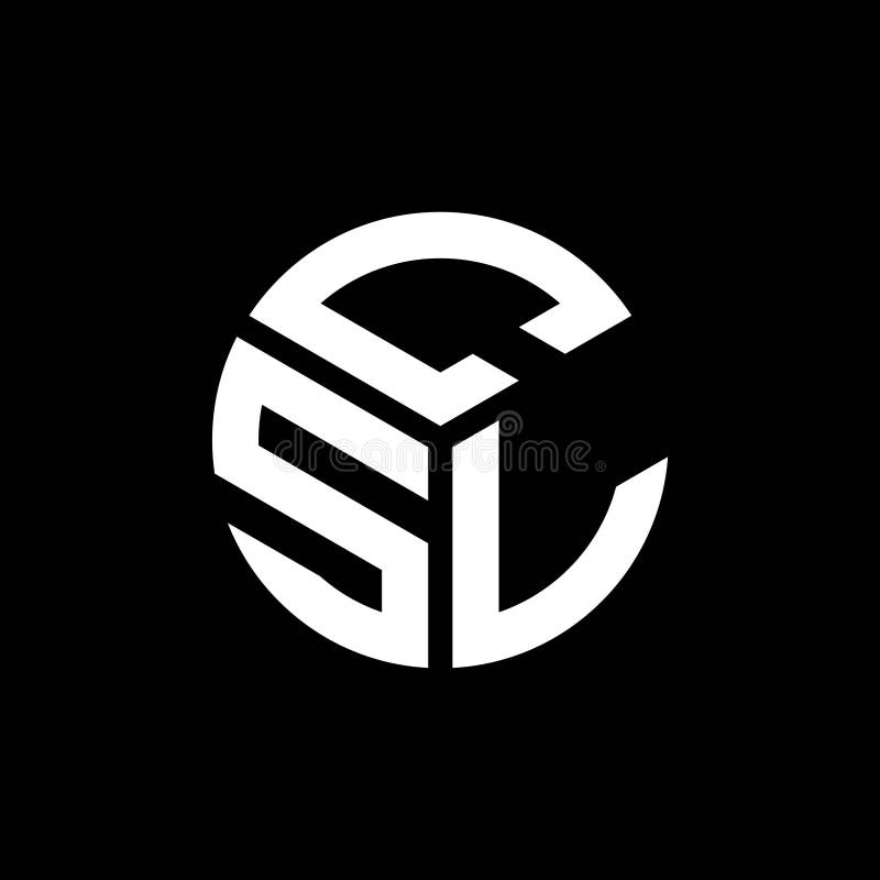 CSL Letter Logo Design on Black Background. CSL Creative Initials ...