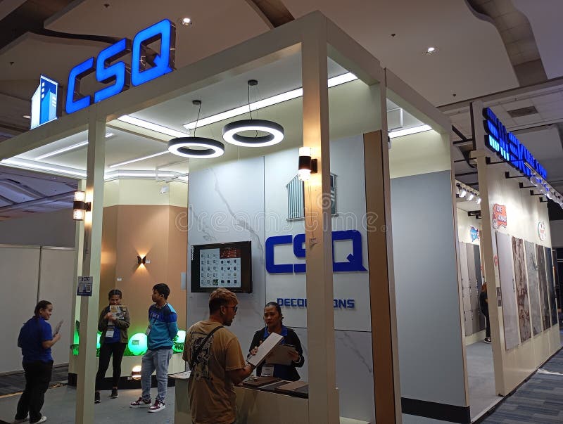 Csq Booth at Philconstruct Expo in Pasay, Philippines Editorial Stock ...