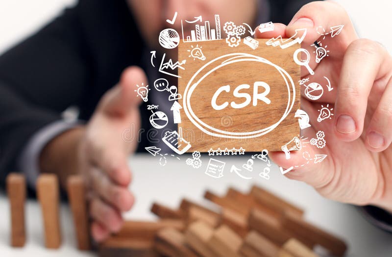 CSR Abbreviation, Modern Technology Concept. Business, Technology ...