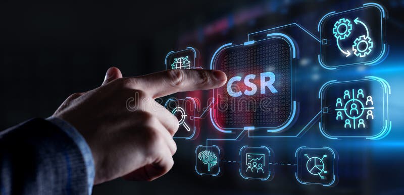 CSR Abbreviation, Modern Technology Concept. Business, Technology ...