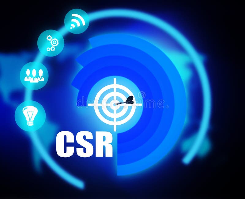 CSR concept plan graphic stock illustration. Illustration of exclusive ...