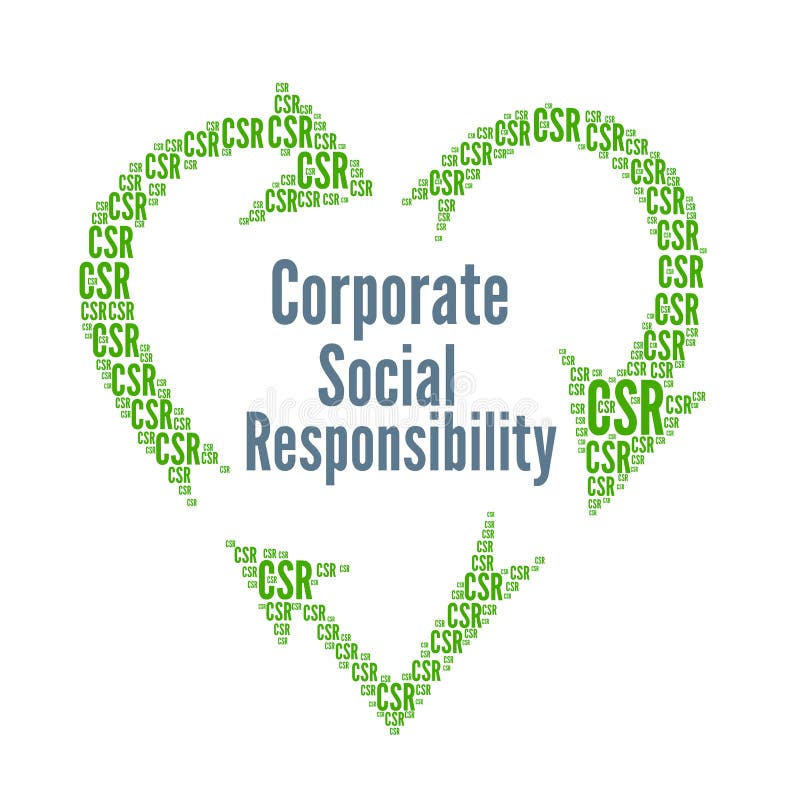 CSR Corporate Social Responsibility Stock Illustration - Illustration ...