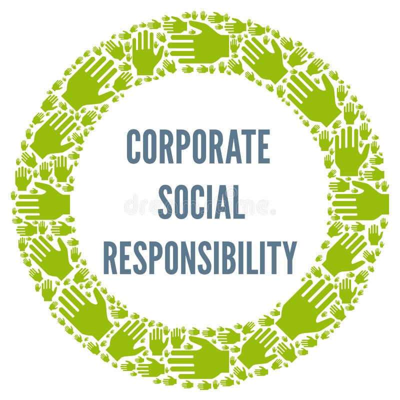 CSR Corporate Social Responsibility Symbol Stock Illustration ...