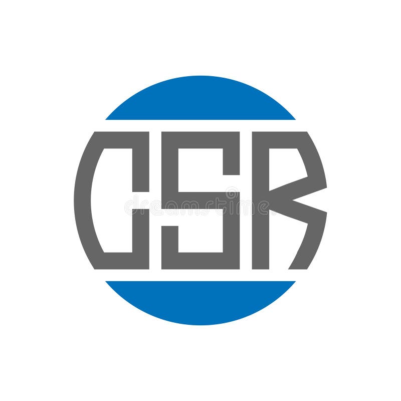 CSR Letter Logo Design on White Background. CSR Creative Initials ...