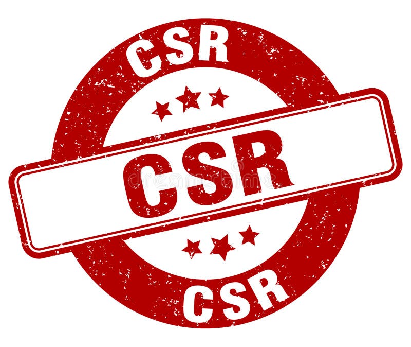 Csr Stamp. Csr Label. Round Grunge Sign Stock Vector - Illustration of ...
