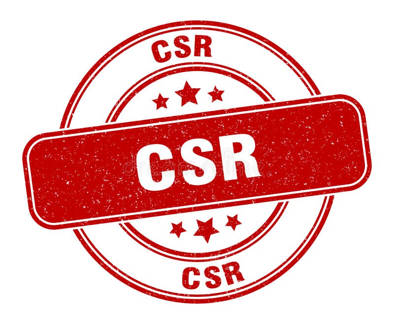 Csr Stamp. Csr Round Grunge Sign Stock Vector - Illustration of circle ...