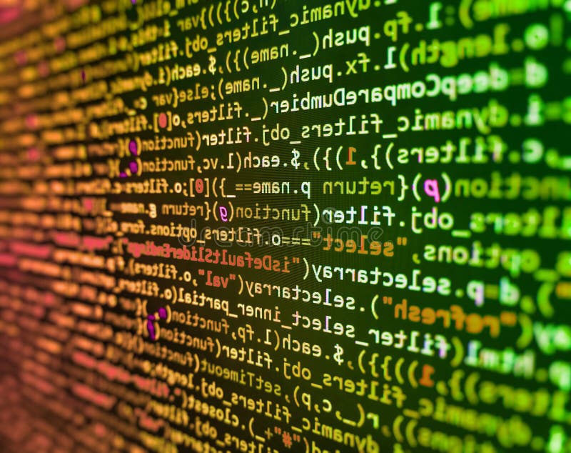 Css3 Code On A Colorful Background Programmer Typing New Lines Of Html Code Software