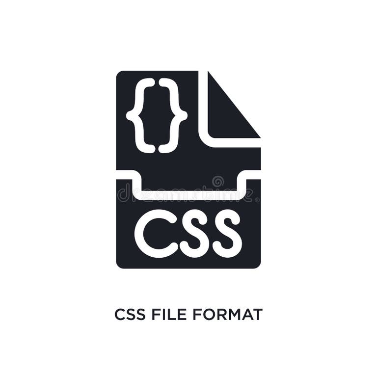 Css File Format Isolated Icon. Simple Element Illustration from Programming Concept Icons Stock ...