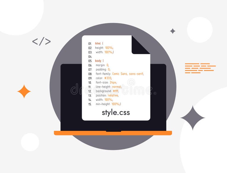 Stylesheet Programming Stock Illustrations – 290 Stylesheet Programming ...