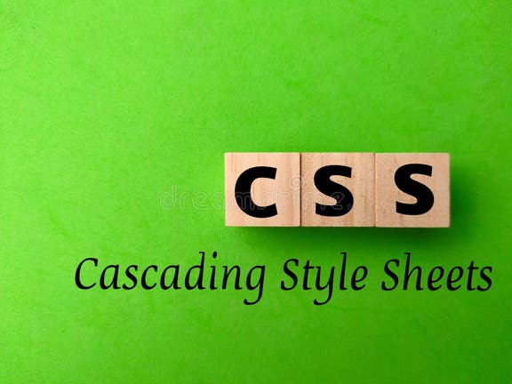 CSS Letters or Cascading Style Sheets Stock Image - Image of style ...