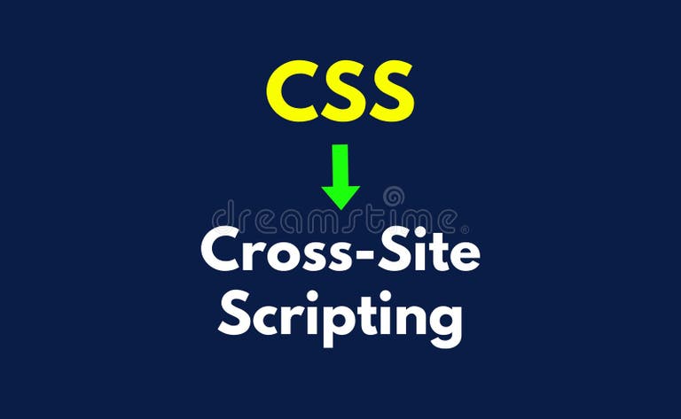 CSS Meaning, Cross-Site Scripting Stock Illustration - Illustration of ...