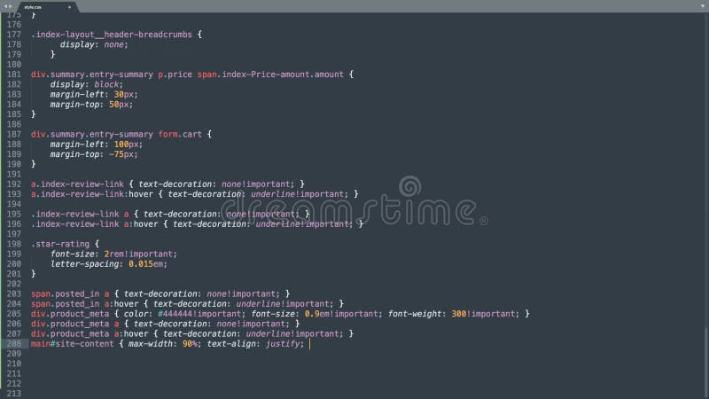 Css Programming Language Source Code Typing Effect Css Programmer Ticker Colored Commands