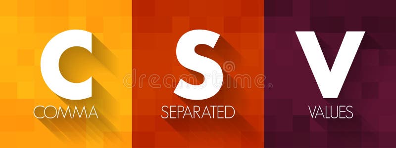 Csv Comma Separated Values Is A Delimited Text File That Uses A Comma To Separate Values