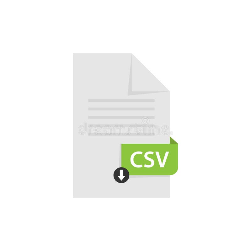 CSV file document download stock vector. Illustration of drawing ... CSV file document download stock vector. Illustration of drawing ...