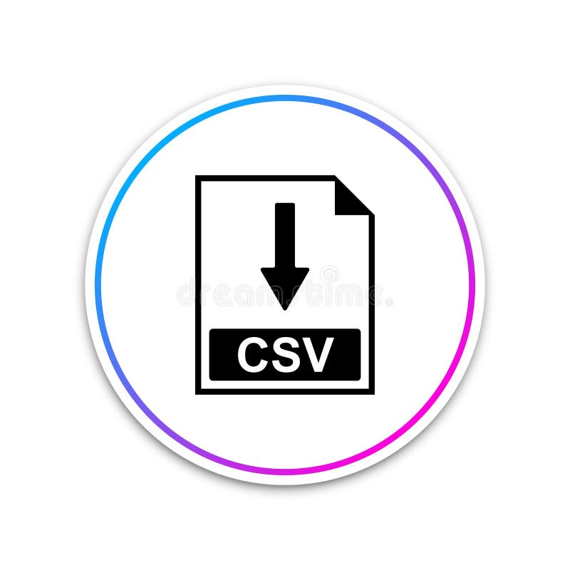 Csv File Icon Stock Illustrations – 661 Csv File Icon Stock ...