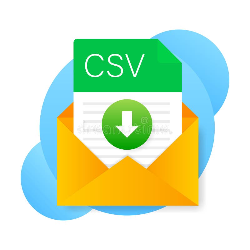 Csv File Icon Stock Illustrations – 870 Csv File Icon Stock ...