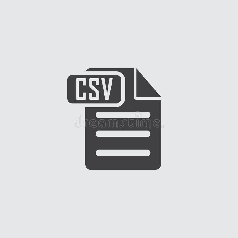 Csv Stock Illustrations – 1,724 Csv Stock Illustrations, Vectors ...