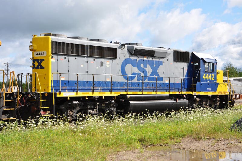 CSX Diesel Locomotive editorial photo. Image of historical - 21051166
