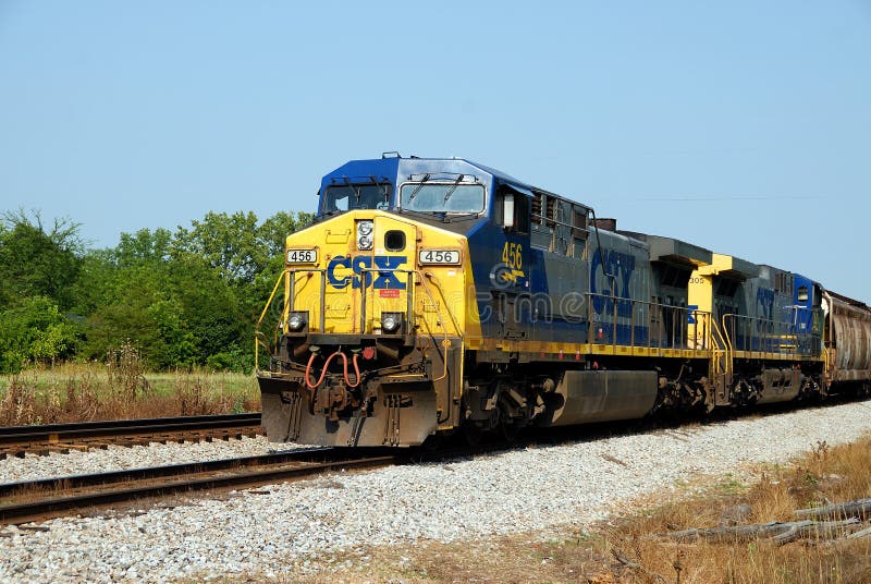 CSX Railroad editorial stock image. Image of diesel, cargo - 19949344