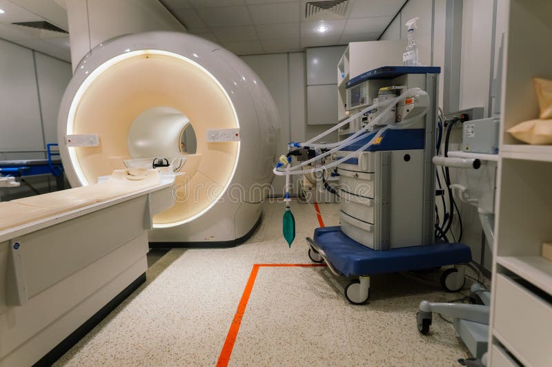 CT Computed Tomography Scanner in Hospital Laboratory. Stock Photo ...