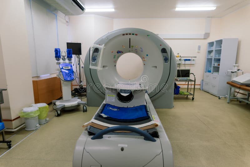 CT Computed Tomography Scanner in Hospital Laboratory. Stock Image ...