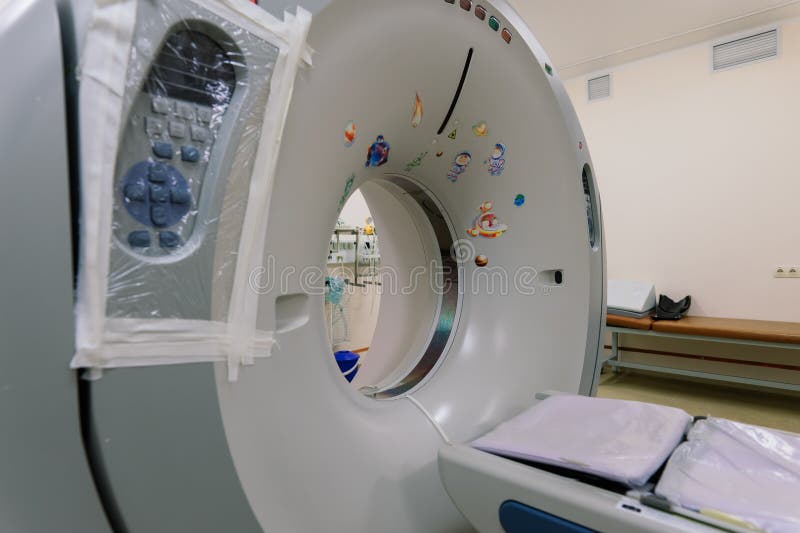 CT Computed Tomography Scanner in Hospital Laboratory. Stock Image ...