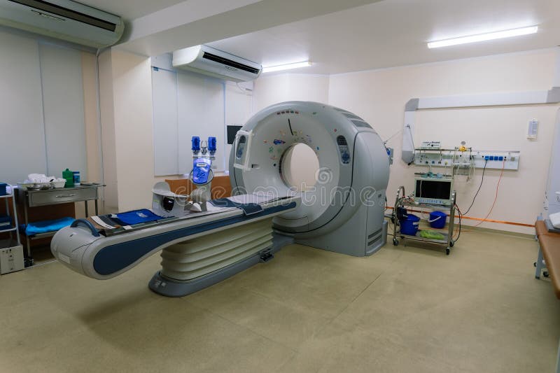 CT Computed Tomography Scanner in Hospital Laboratory. Stock Image ...