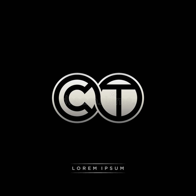 CT Initial Letter Linked Circle Capital Monogram Logo Modern Template ...