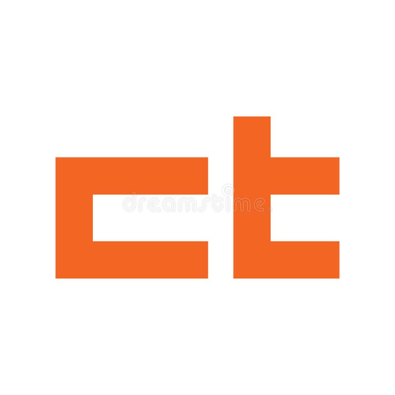 Ct Initial Letter Vector Logo Icon Stock Vector - Illustration of ...