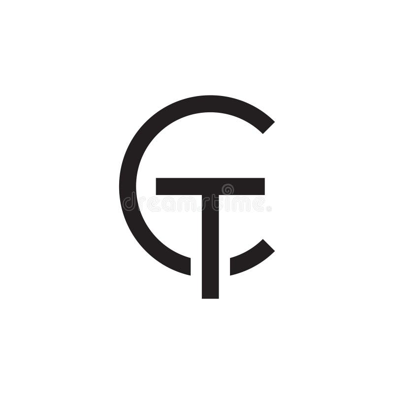 Ct Initial Letter Vector Logo Icon Stock Vector - Illustration of type ...