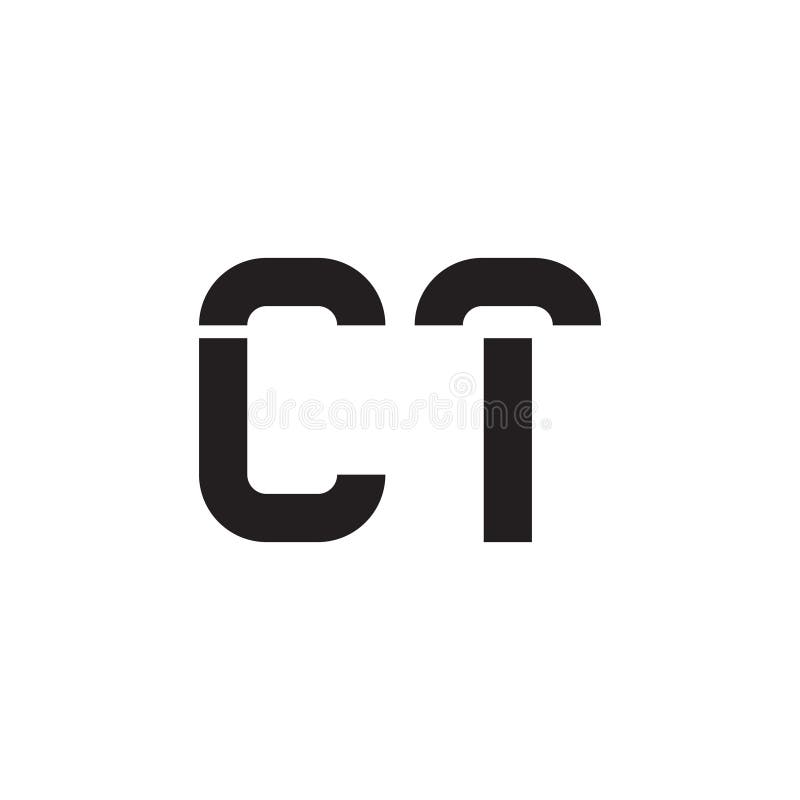 Ct Initial Letter Vector Logo Icon Stock Vector - Illustration of ...