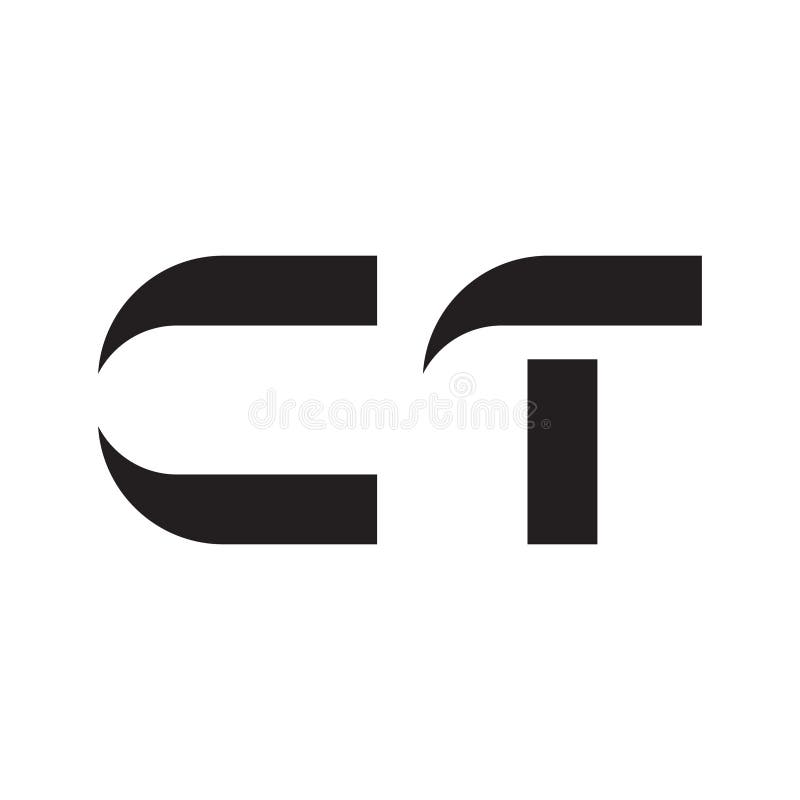 Ct Initial Letter Vector Logo Icon Stock Vector - Illustration of icon ...