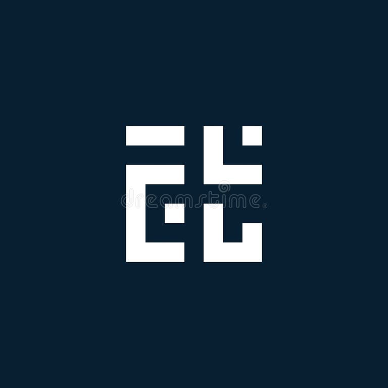 CT Initial Monogram Logo with Geometric Style Stock Vector ...