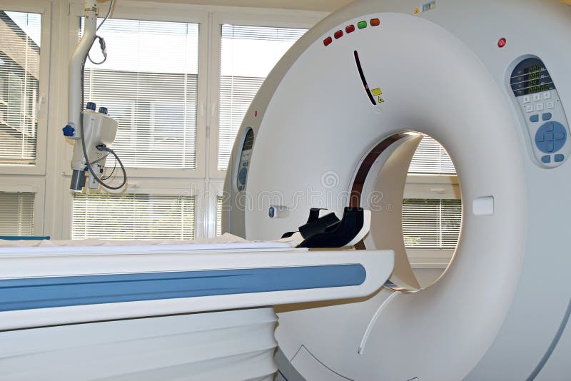 CT Machine In The Hospital Room And Windows Stock Image - Image of ...