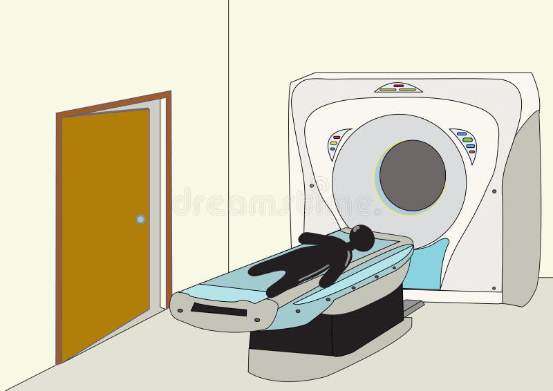 CT Scan stock vector. Illustration of treat, computer - 20898846