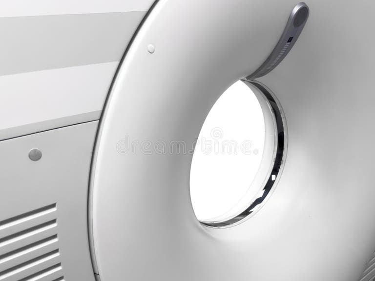 CT Scan( Computer Tomography ) Isolated on White Background. Multi ...