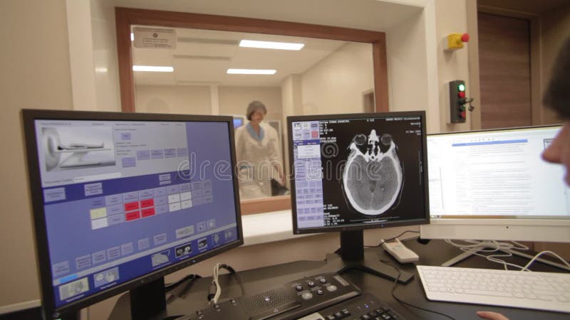 CT scan at hospital stock video. Video of imaging, magnetic - 100149163