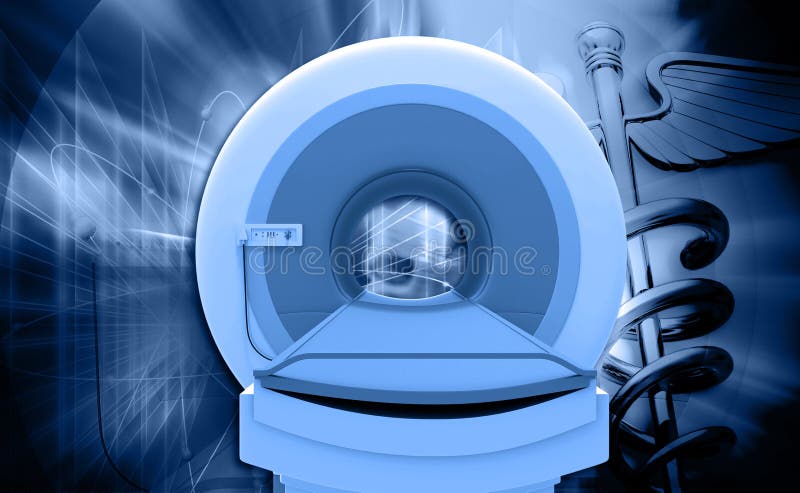 X-ray C-Arm scan machine stock illustration. Illustration of laboratory ...