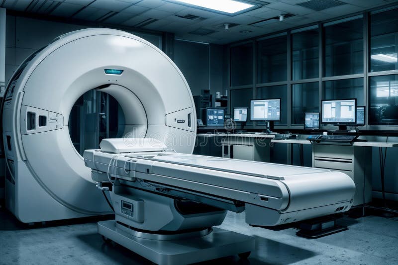 Ct Scan Machine in Hospital. Interior of Empty CT Scan Room Stock Photo ...