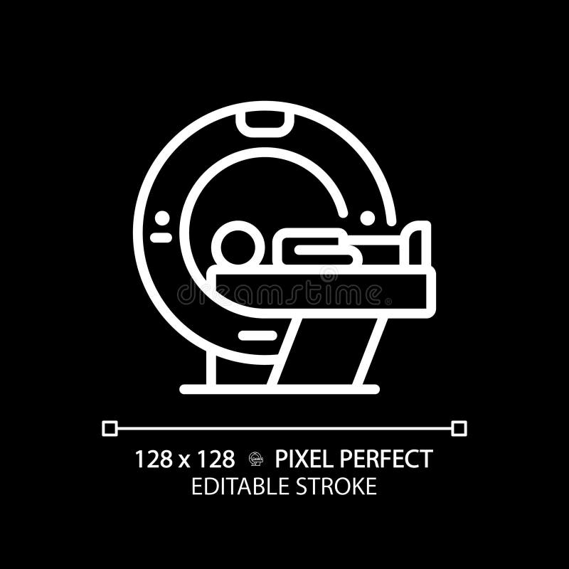 Neurology Pixel Perfect White Linear Icon for Dark Theme Stock Vector ... Neurology Pixel Perfect White Linear Icon for Dark Theme Stock Vector ...