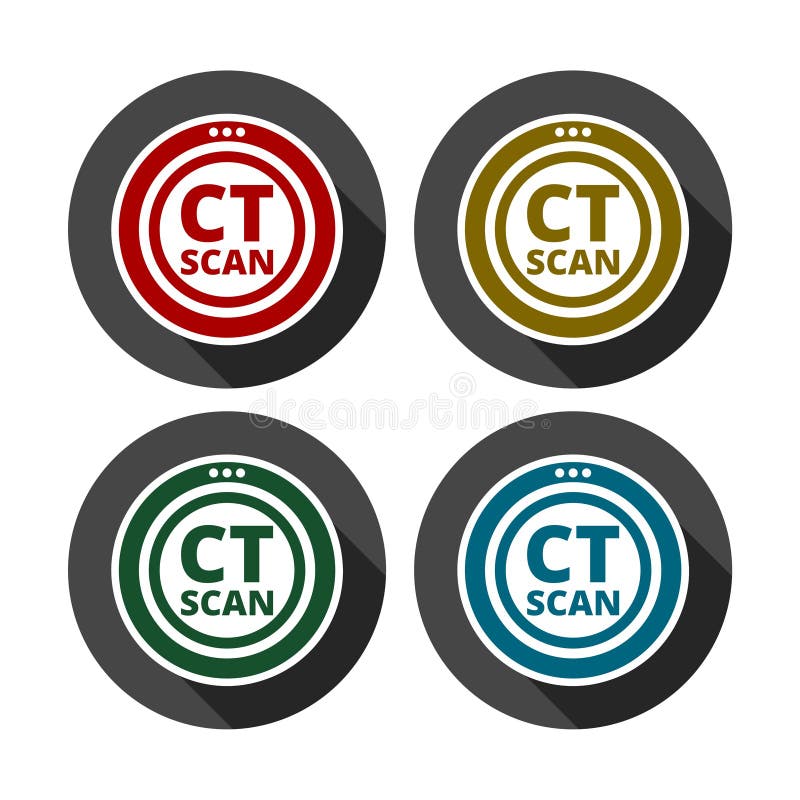 CT Scan sign stock vector. Illustration of radiology - 126653461