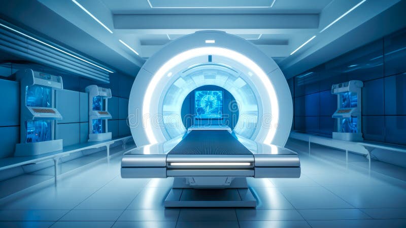 CT Scanner in a Modern Hospital. Stock Photo - Image of care, room ...